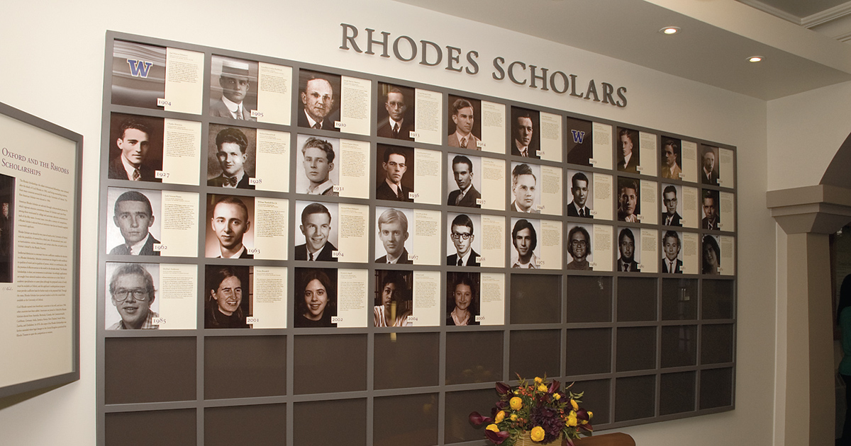 Who are the UW’s Rhodes Scholars? We finally know | UW Magazine ...