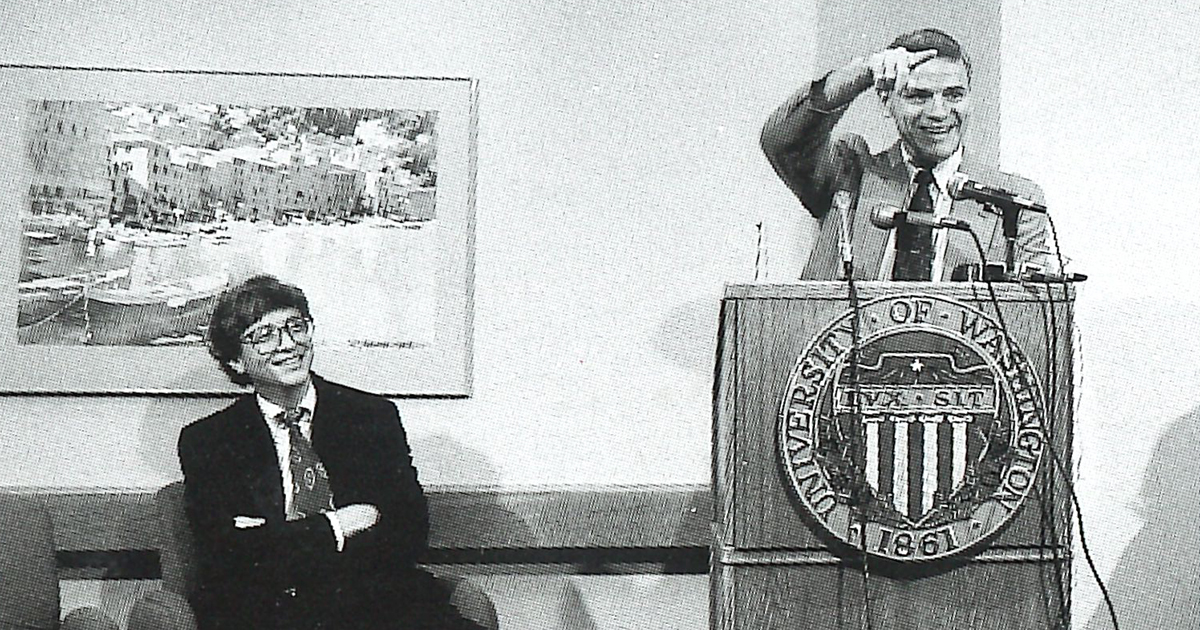 Microsoft CEO Gates gives UW record $12 million | UW Magazine ...