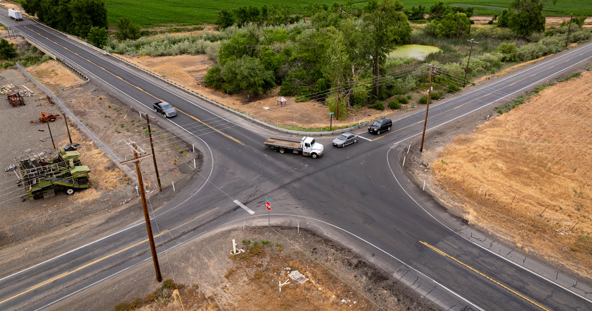UW researchers study a hazardous stretch of U.S. Highway 97 in ...