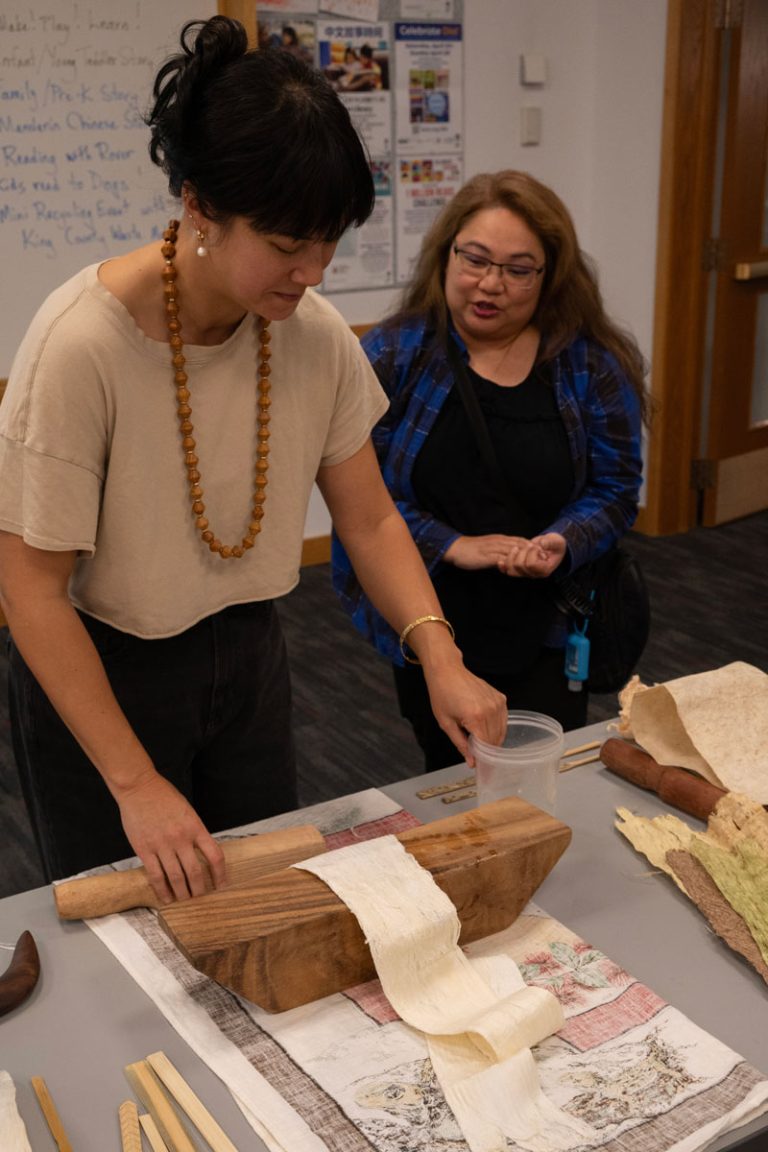 Malia Peoples uses kapa clothmaking to reconnect with her heritage | UW ...