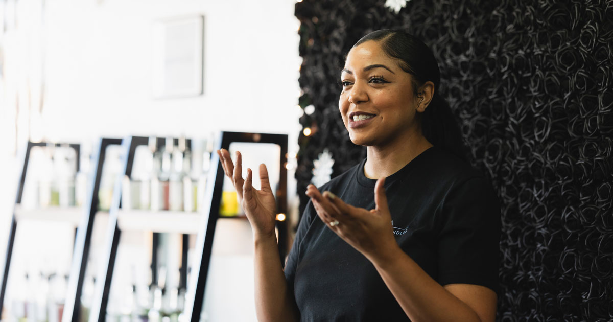 UW alum Shanise Kemp has a bright future with neighborhood candle ...